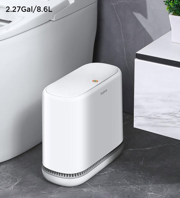 Joybos® 3.3Gal Bathroom Slim Press Top Lid Trash Can Z29