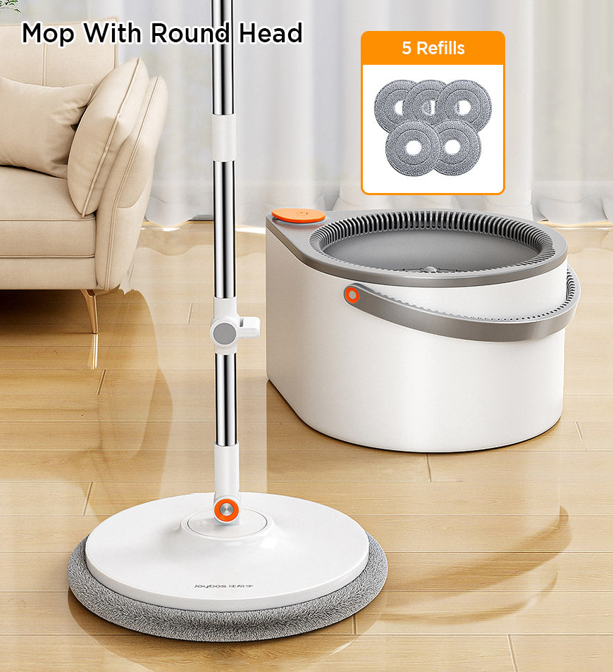 Joybos® Easy Washing Round Spin Mop & Bucket System