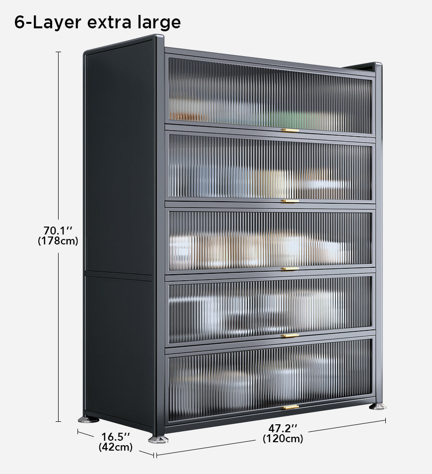 Joybos® 6 Tier Upgrade Large Metal Kitchen Pantry Storage Cabinet F118