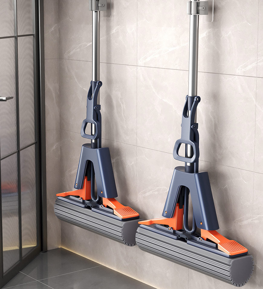 Joybos® Upgraded Wing Self Squeeze Spong Mop With 2 Refills Z176