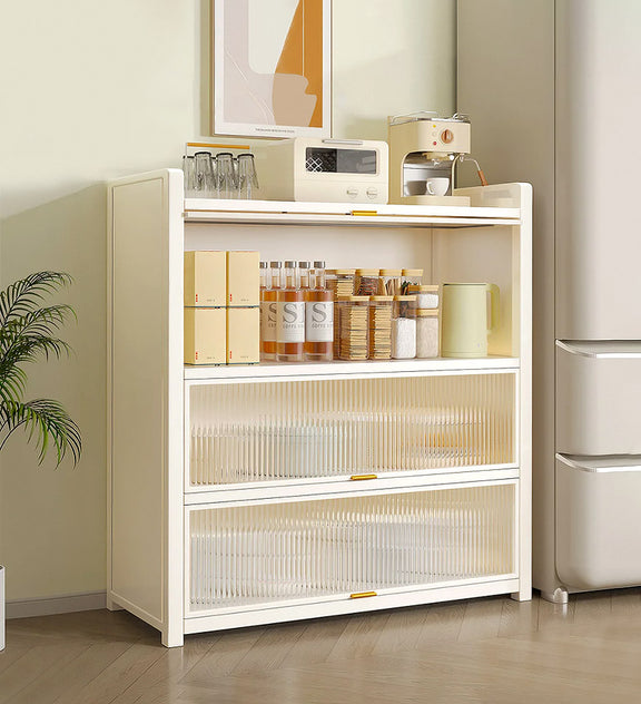 Joybos® 4-Tier New Upgrade Large Metal Kitchen Storage Cabinet F243