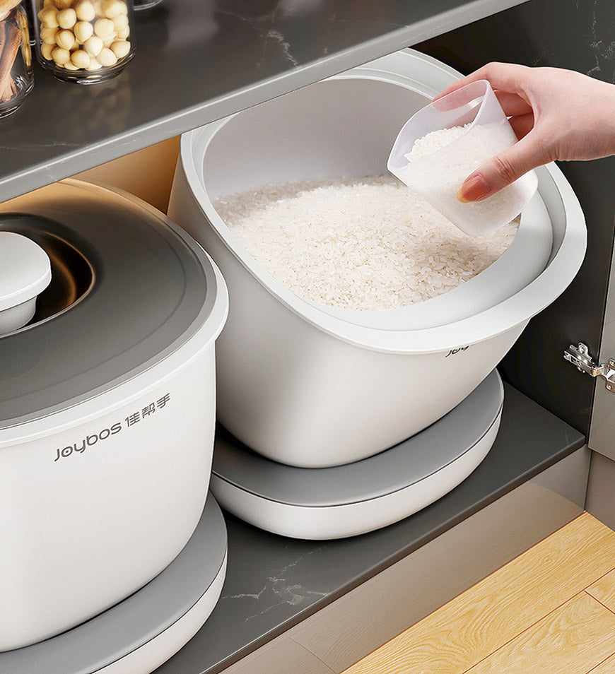 Joybos® Rotatable Moisture Proof Rice Storage Grain Container BPA-Free