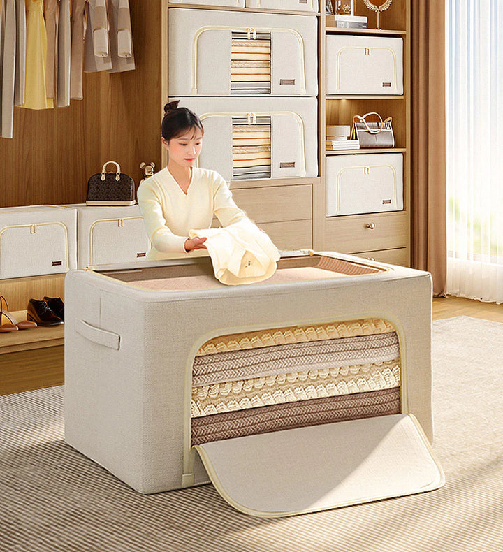 Joybos® Cotton Foldable Clothes Storage Box