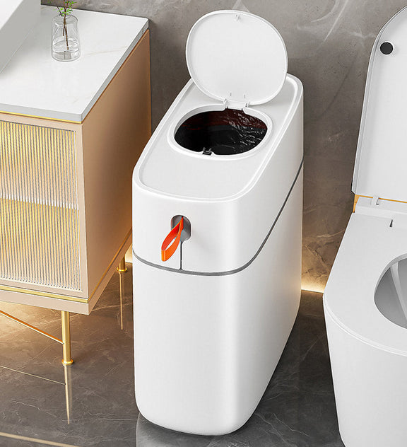 Joybos® 15L Narrow Bathroom Trash Can with Lid Z90
