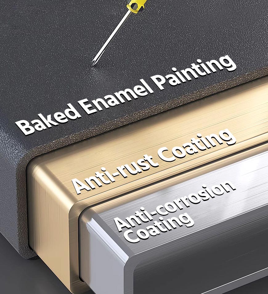 Joybos® 3 Tier Heavy Duty Metal Adjustable Multifunction Storage Shelv