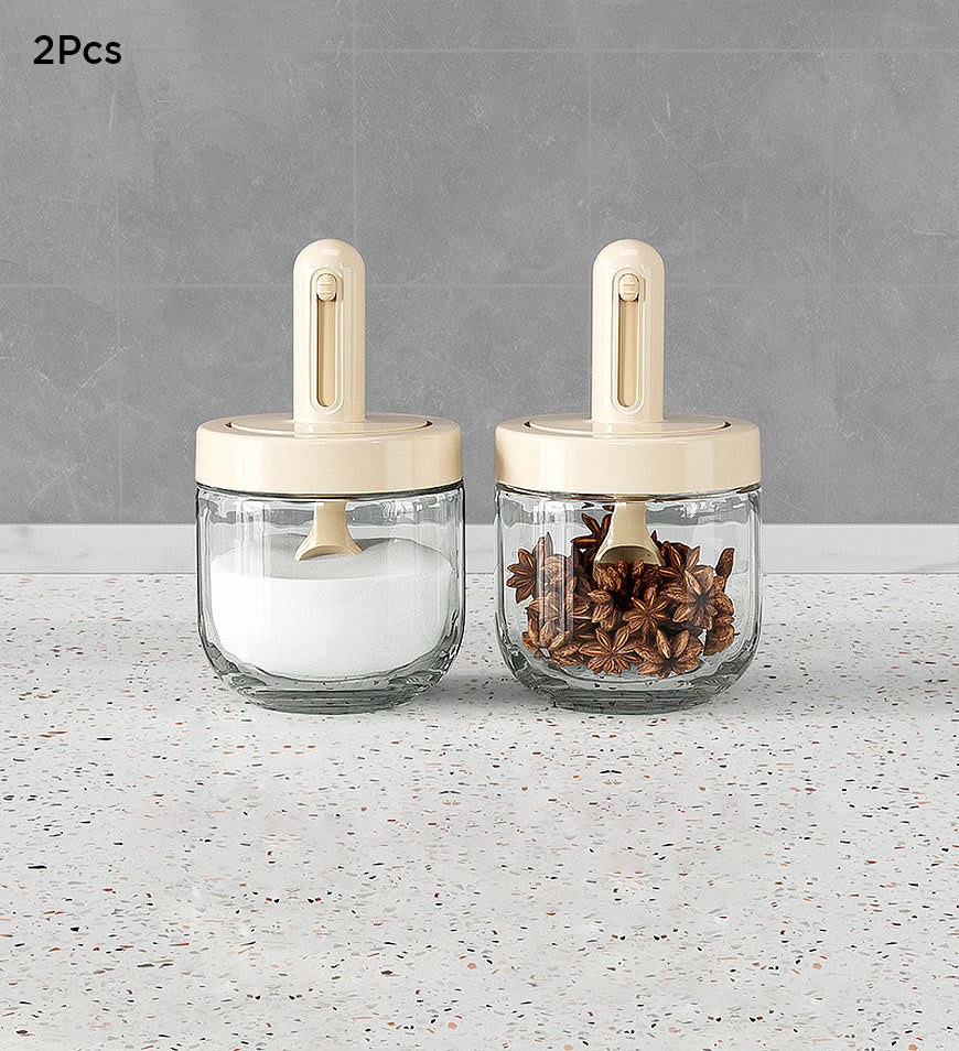 Joybos® Retractable Bottle-Tight Glass Seasoning Jar F123