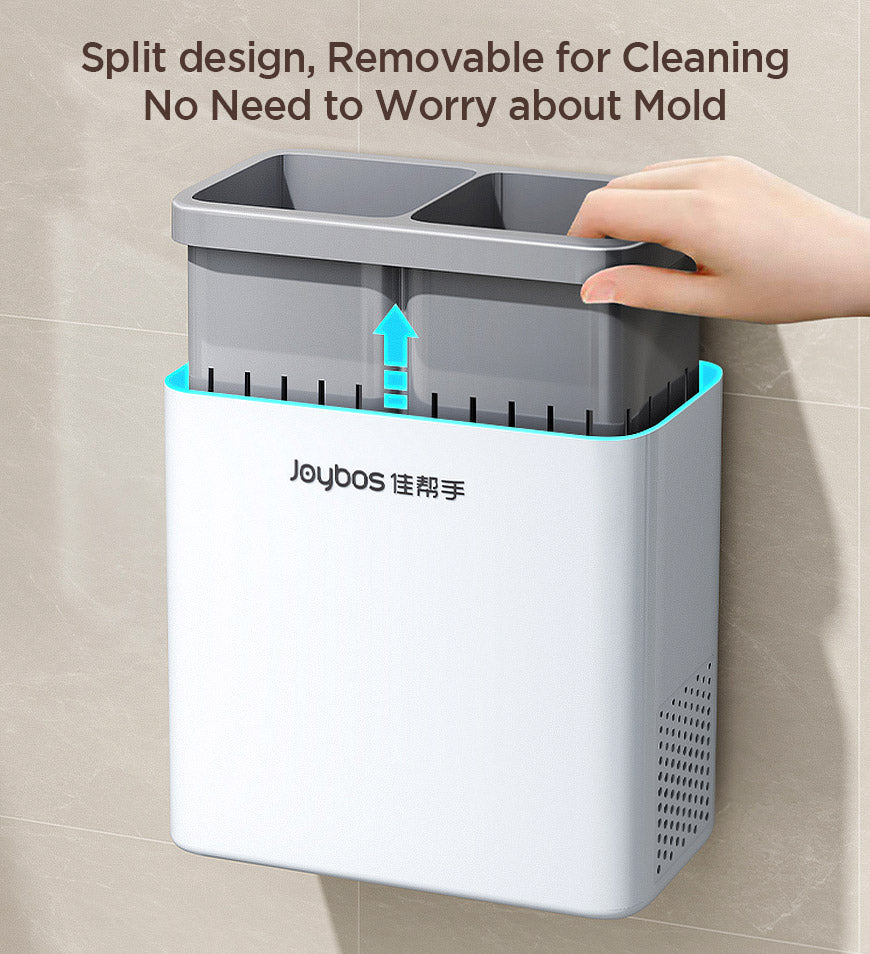 Joybos® Cutlery Storage Organizer Countertop Dustproof with Drainage H