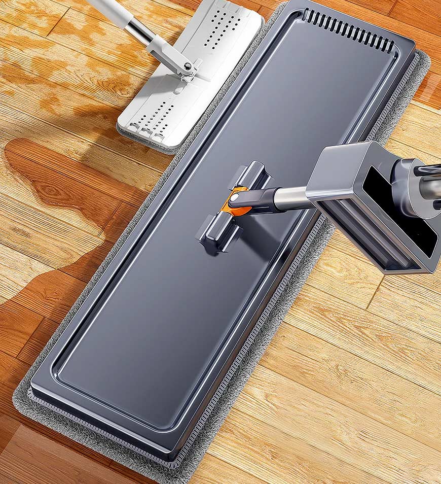 Joybos® Hands Free Self Wringing Floor Cleaning Flat Mop Z150