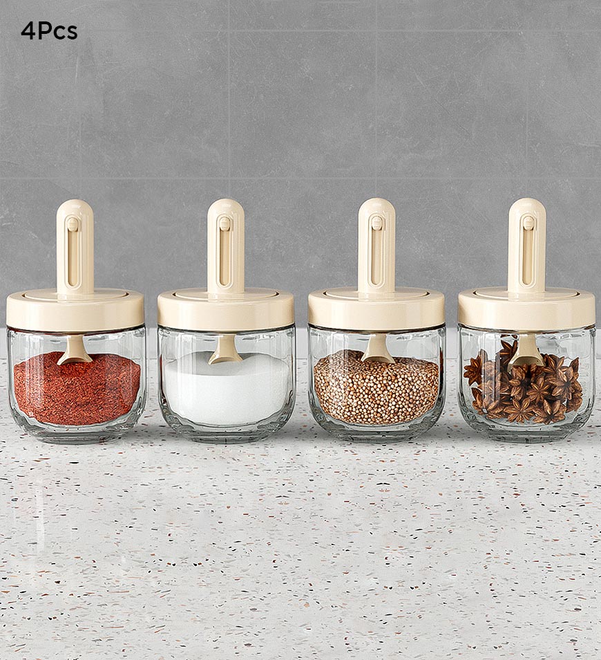 Joybos® Retractable Bottle-Tight Glass Seasoning Jar F123