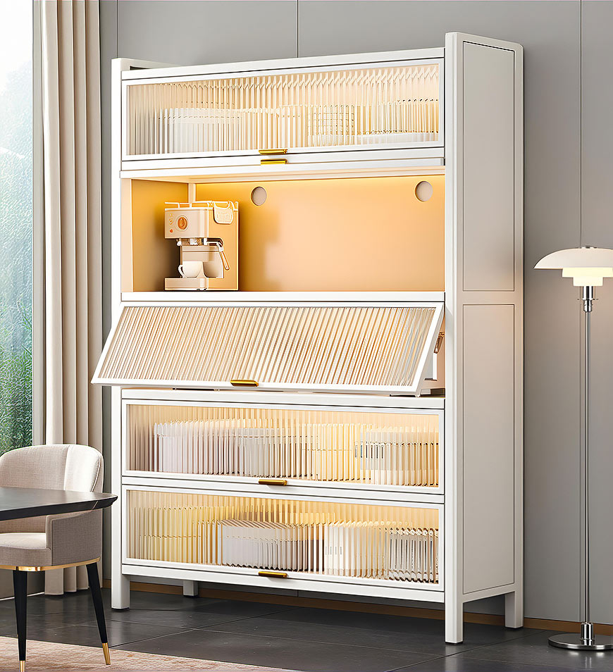 Joybos® Upgraded Larger Heavy Metal Kitchen Storage Cabinet F238