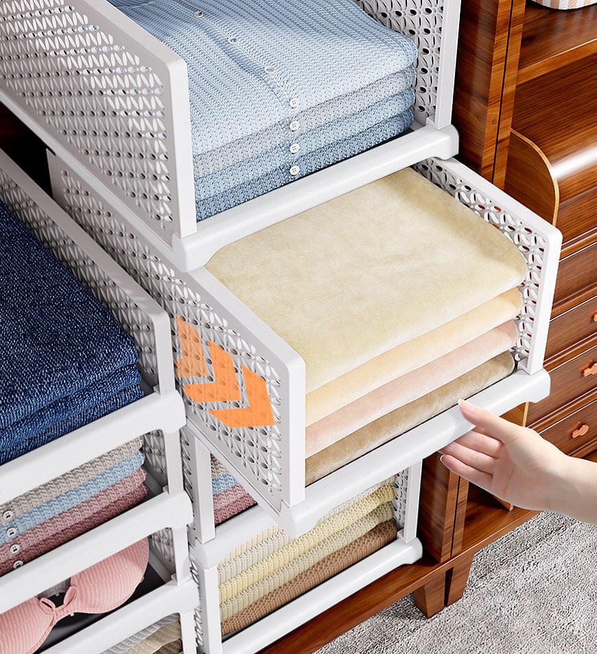 Joybos® Stackable Clothes Storage Basket