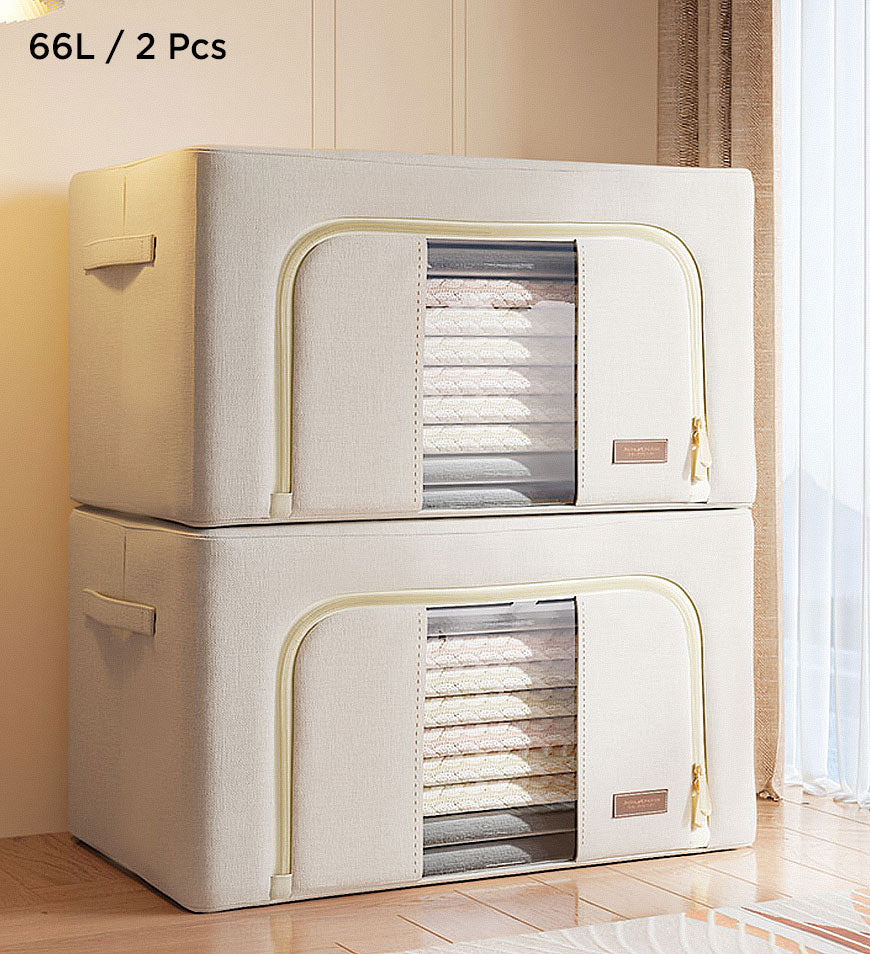 Joybos® Cotton Foldable Clothes Storage Box