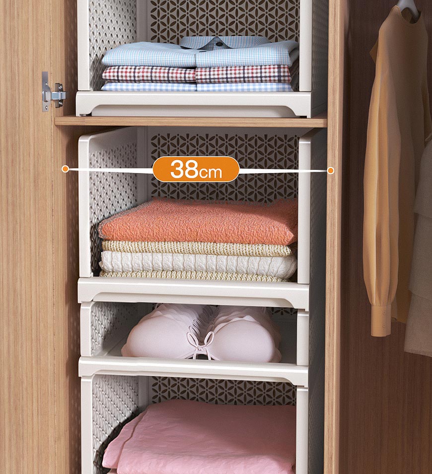 Joybos® Stackable Storage Basket Foldable Closet Organizers