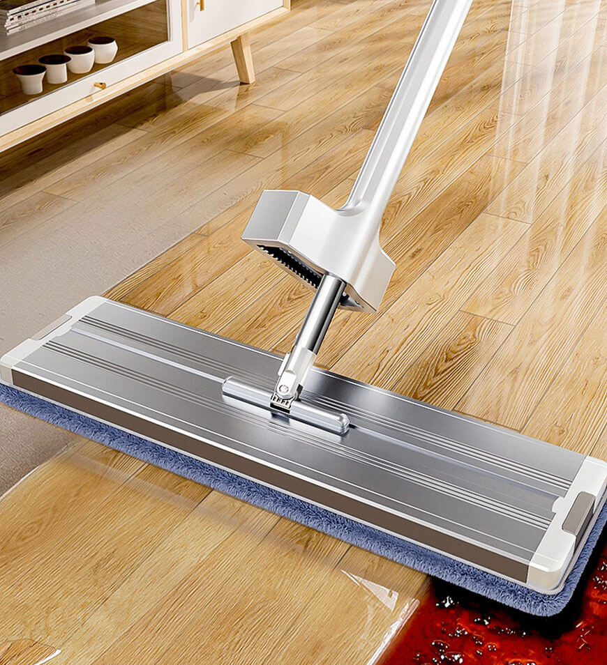 Joybos® 16" Microfiber Mop Floor Cleaning System with 4 Mop Pads