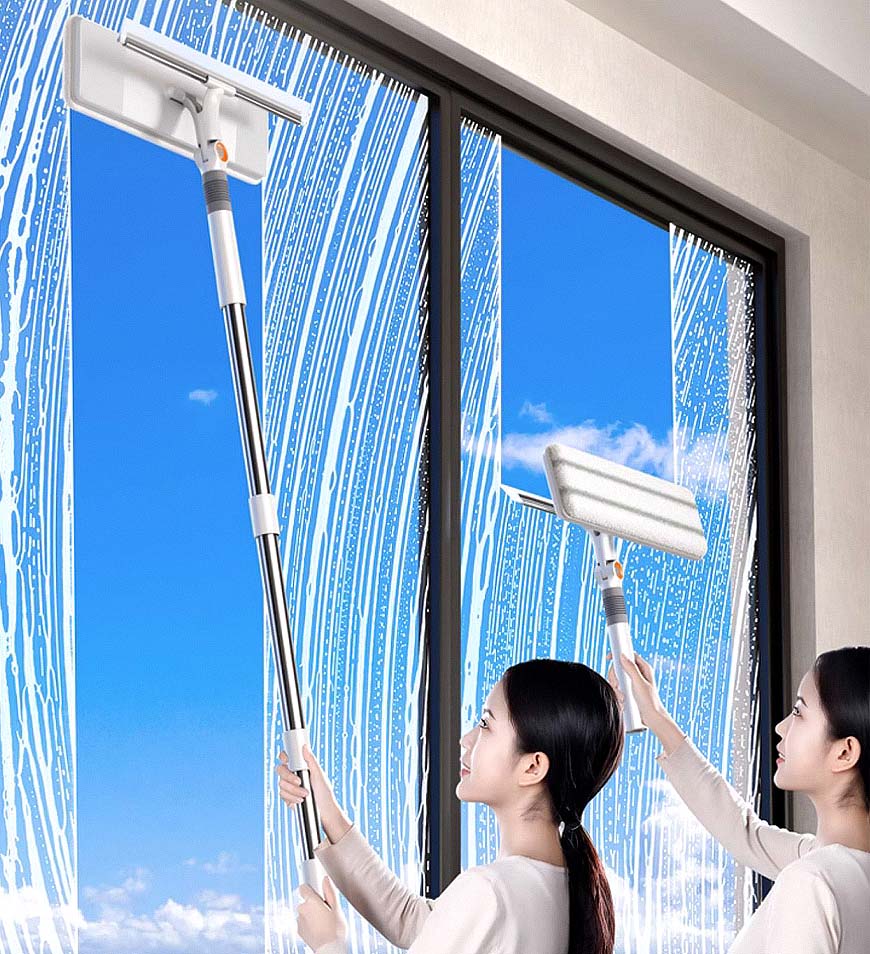 Joybos® Double Sided Stick Window Cleaner Z3